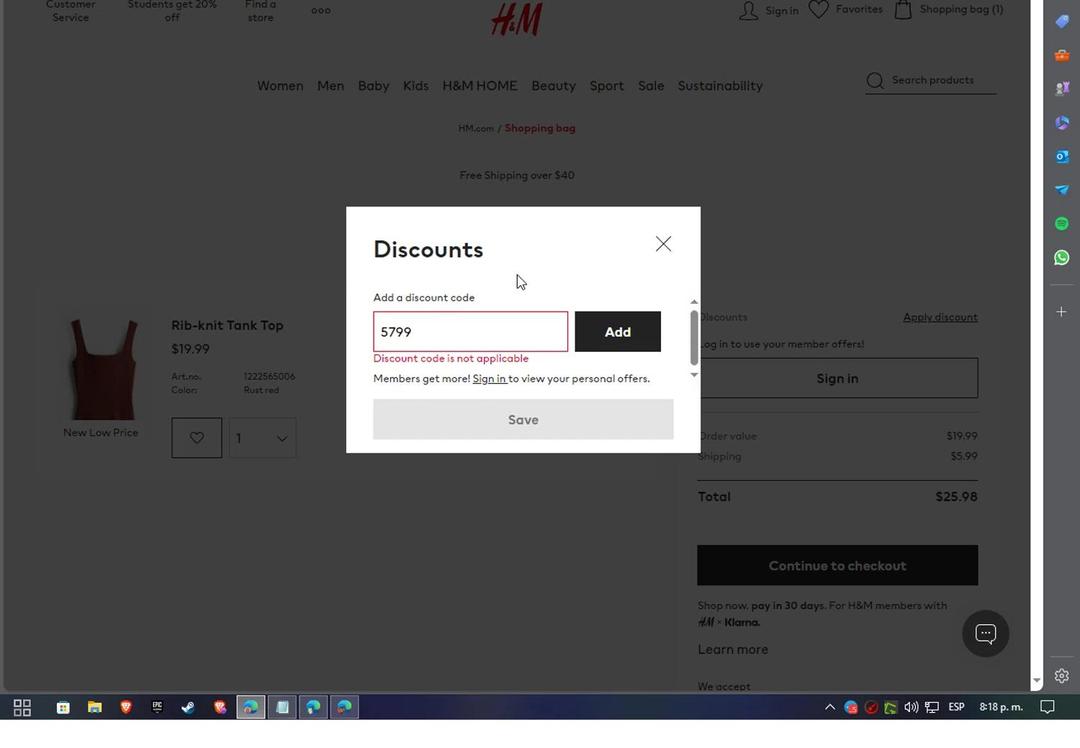 20% OFF H&M Coupon Codes | (1 Active) In June 2025
