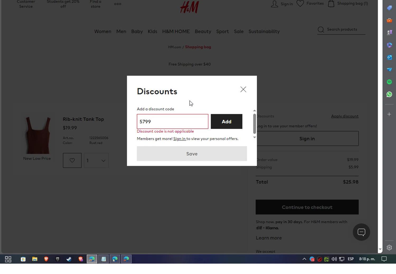 20% OFF H&M Coupon Codes | (1 Active) In June 2025
